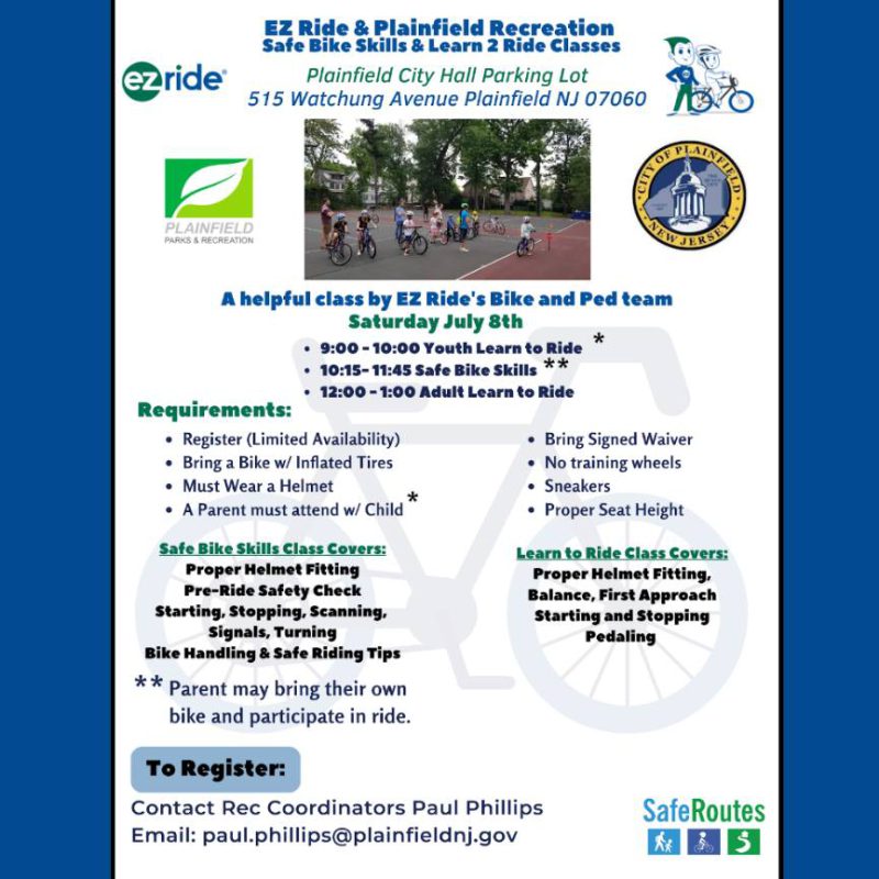 Safe Routes throughout New Jersey: July 2023 - New Jersey Safe Routes